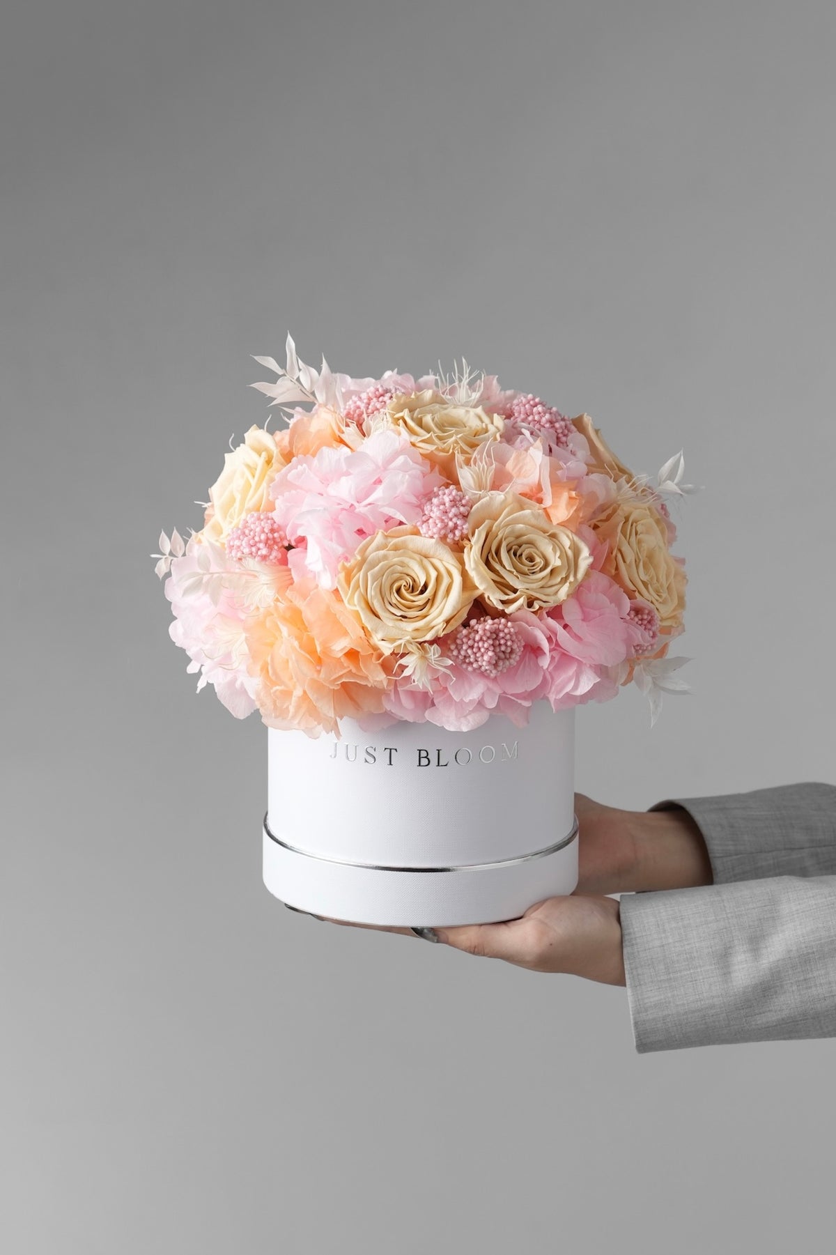 Rianne Preserved Flower Box – Shades of Pink Design | Just Bloom Hong Kong