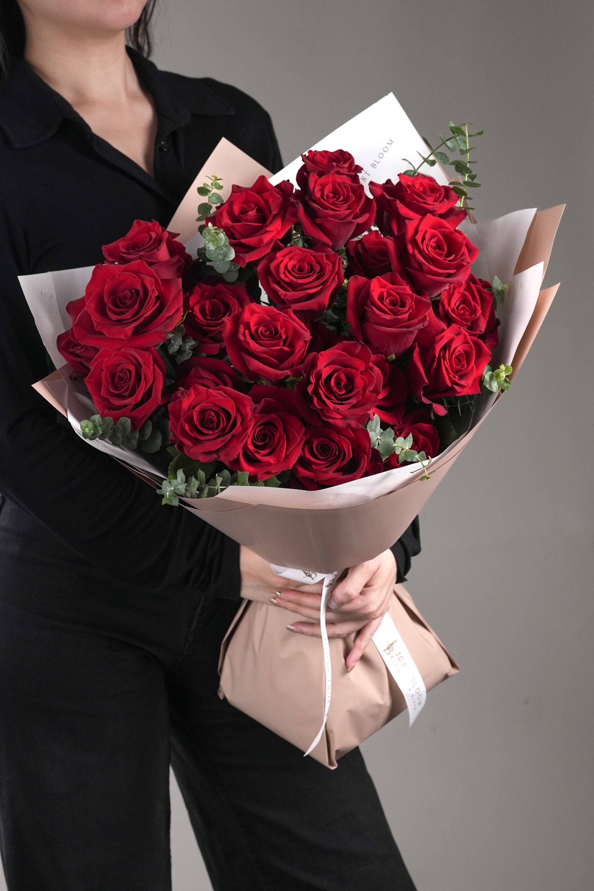 Valentina Red Roses Bouquet | Premium Ecuadorian Roses | Hong Kong ...