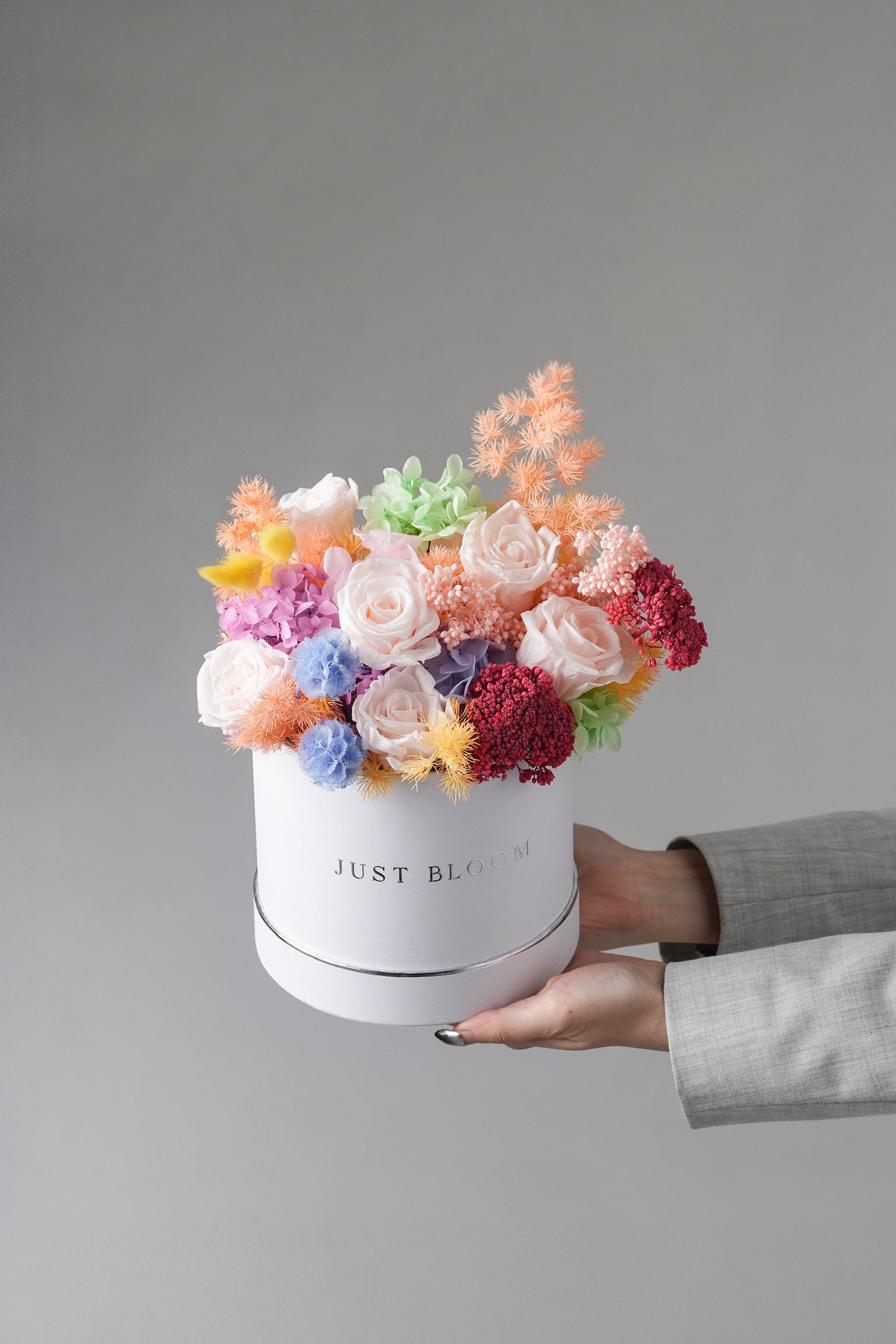 Fable Whimsical Preserved Rose Box | Colourful Candy Floral Gift | Just ...