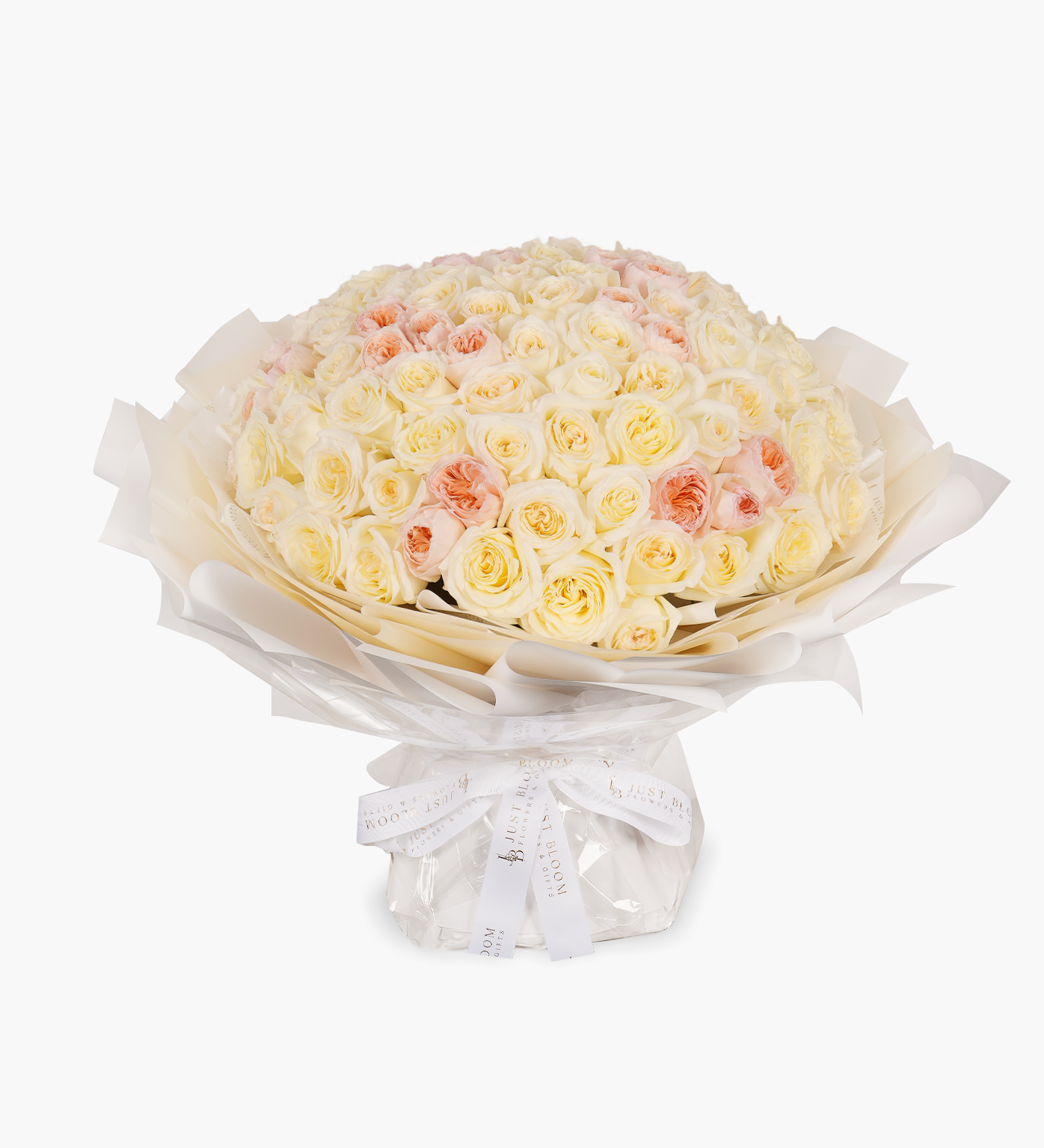 Lilith Garden Rose Juliet Rose Hand-Tied Bouquet – Just Bloom HK